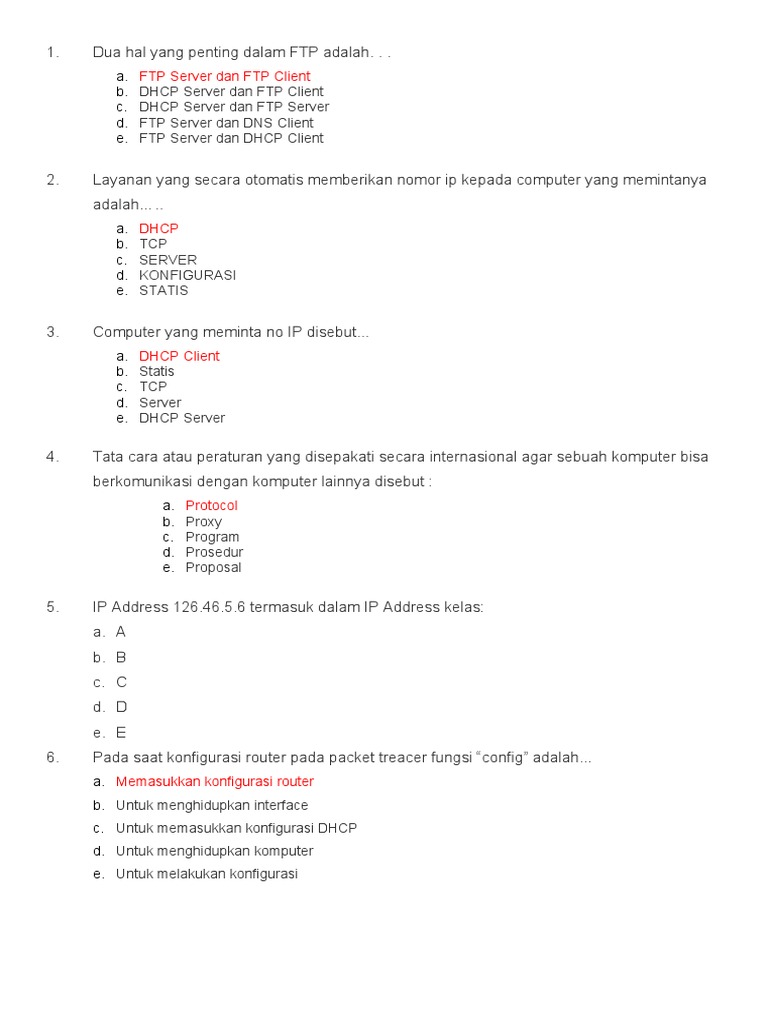 Soal ASJ | PDF | Komputer