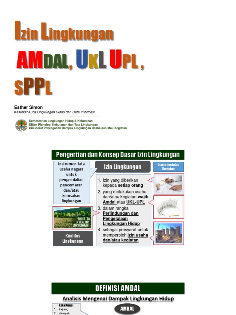 Izin Lingkungan Amdal Ukl SPPL | PDF