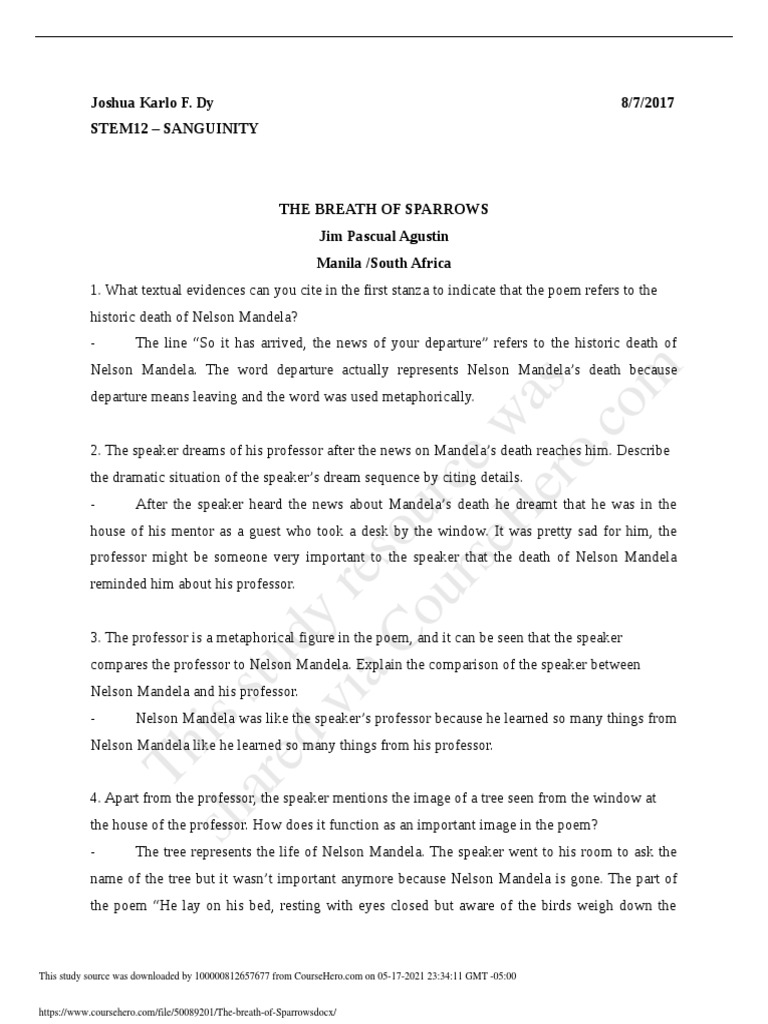 The Breath Of Sparrows Pdf