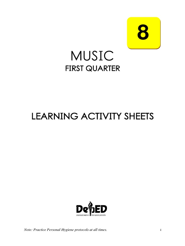 Music: Learning Activity Sheets | PDF | Musical Instruments | Sound