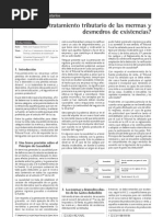 Mermas y Desperdicios | Costo | Contabilidad