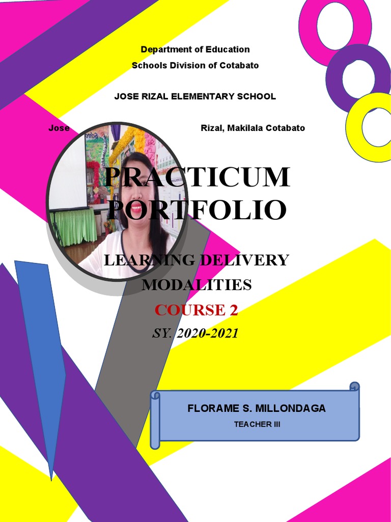 Practicum Portfolio: Learning Delivery Modalities | PDF