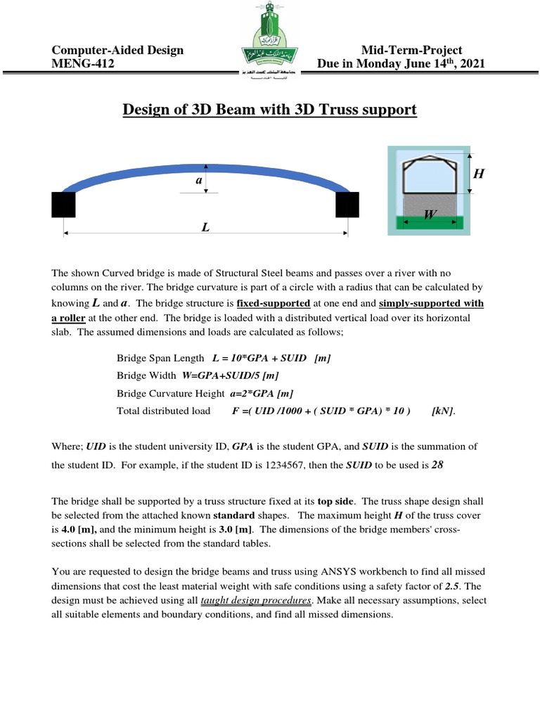 Design of a Curved Bridge Structure with Box and Standard Cross-Section ...