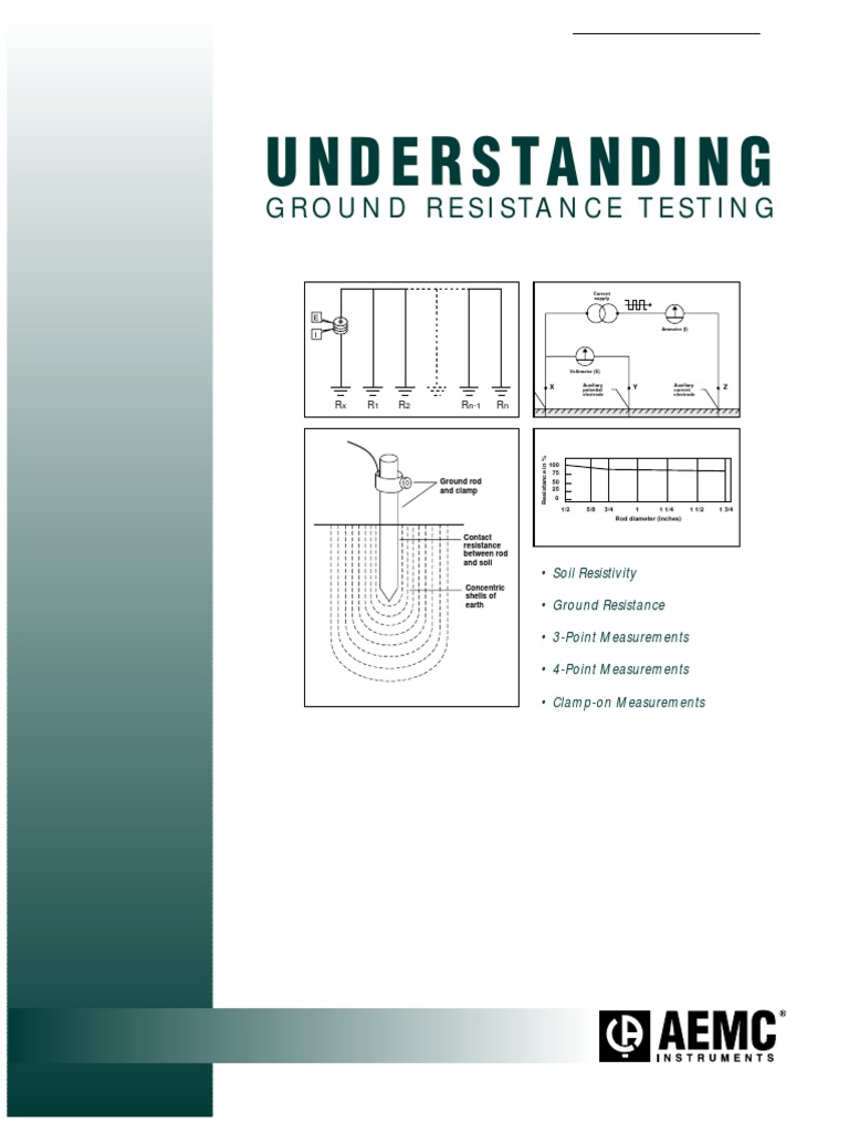 Understanding Ground Resistance Testing | PDF | Electrical Resistivity ...