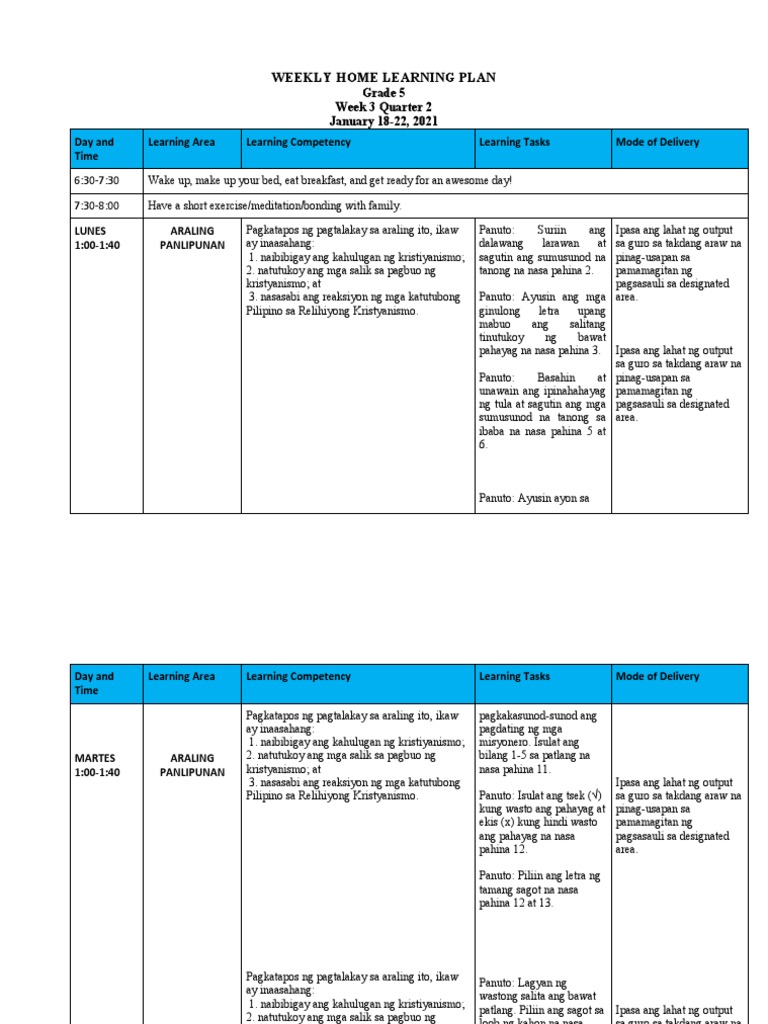 Whlp-Ap-Quarter 2 Week 3 | PDF