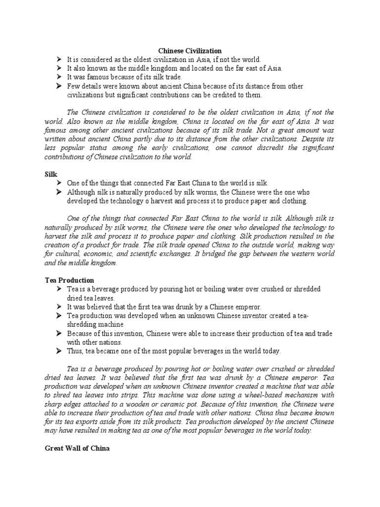 Chinese Civilization | PDF | Gunpowder | Silk