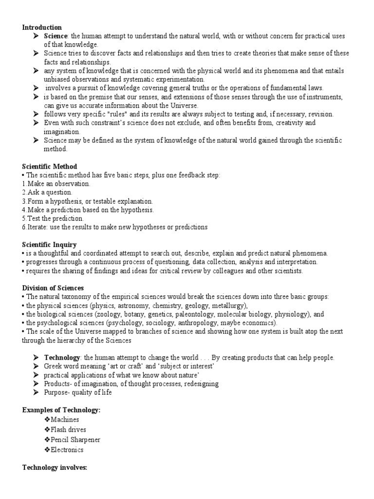 STS - Module | PDF | Science | Scientific Method