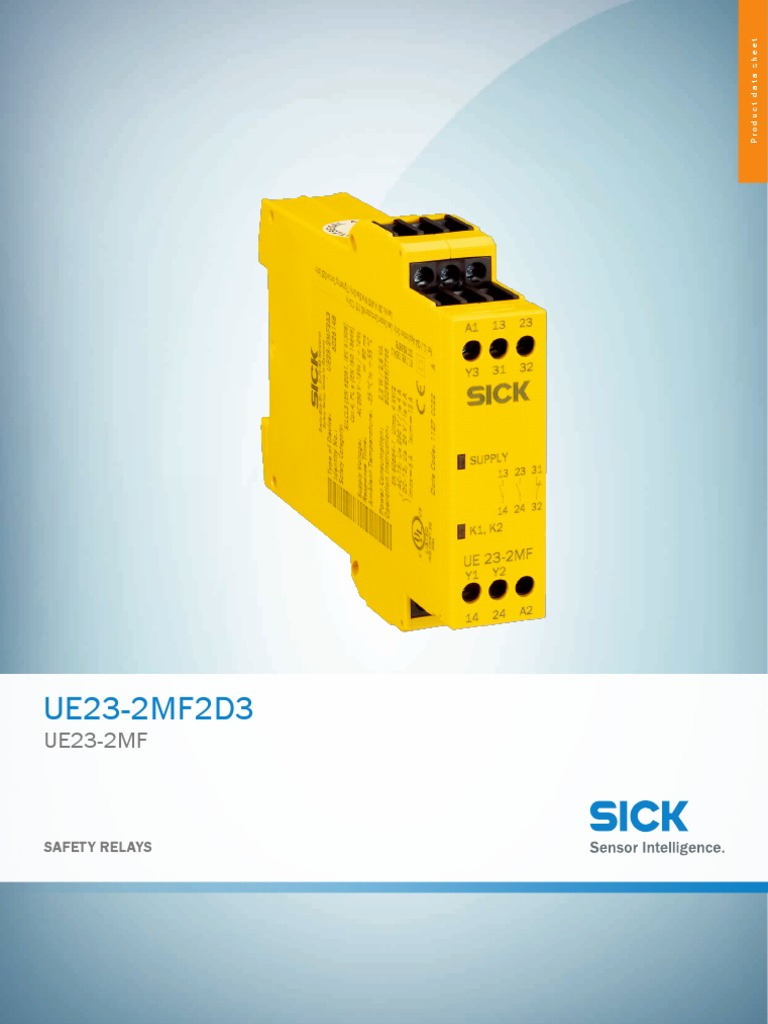 Datasheet UE23-2MF2D3 6026146 en | PDF | Relay | Alternating Current