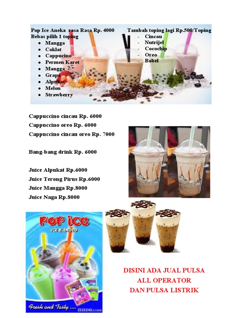 Pop Ice Aneka Rasa Rasa RP | PDF
