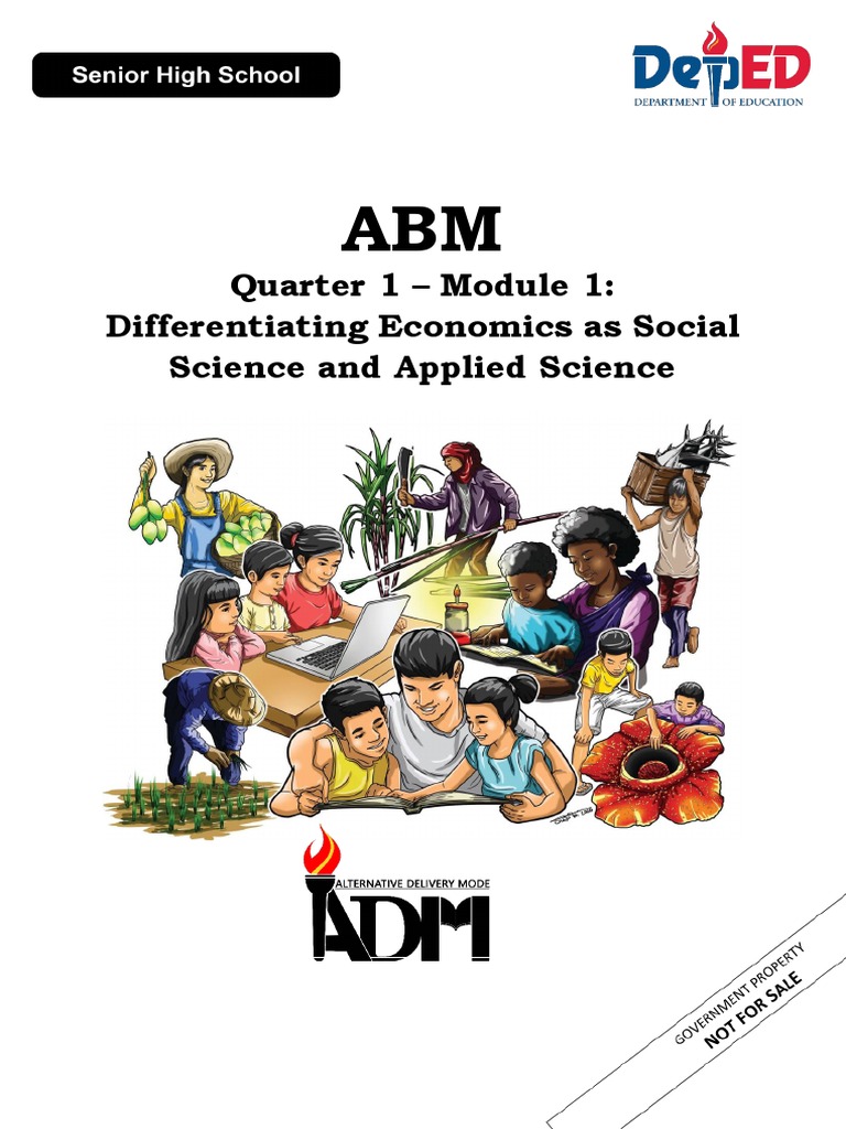 ABM Applied Economics Module 1 Differentiate Economics As Social ...