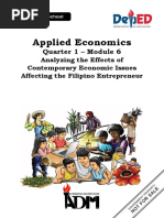 ABM-APPLIED ECONOMICS 12 - Q1 - W1 - Mod1 | PDF | Macroeconomics ...