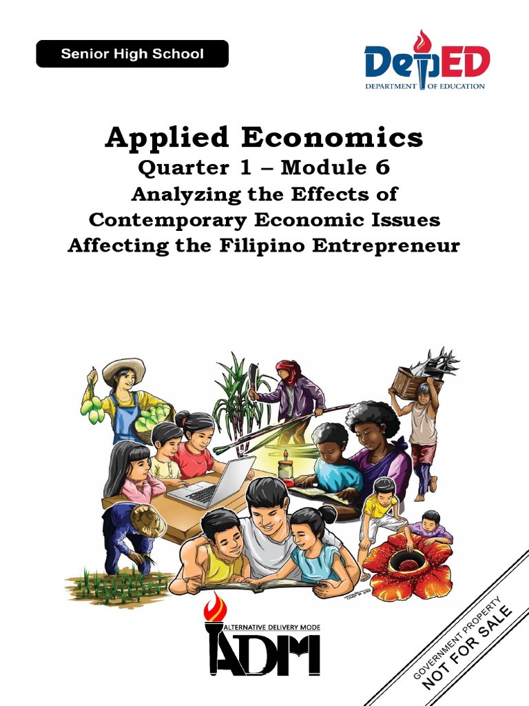 ABM Applied Economics Module 6 Analyze The Effects of Contemporary ...