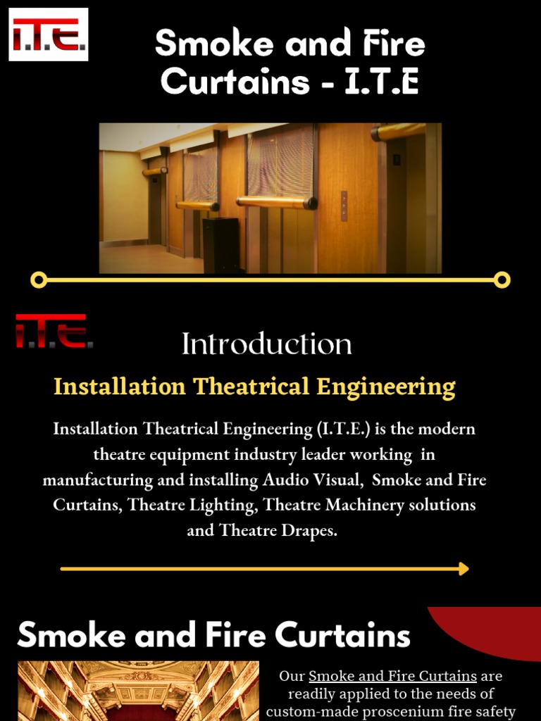 Smoke and Fire Curtains - I.T.E | PDF | Technology & Engineering