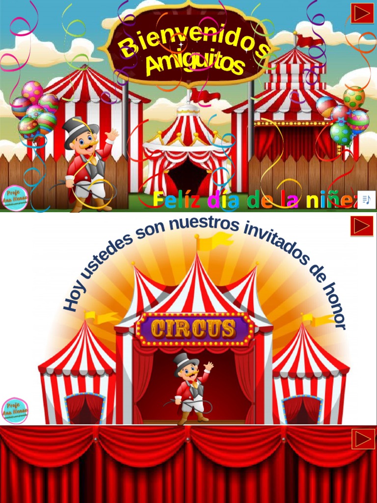 Circo Virtual, Dia Del Niño | PDF | Crecimiento personal y profesional ...