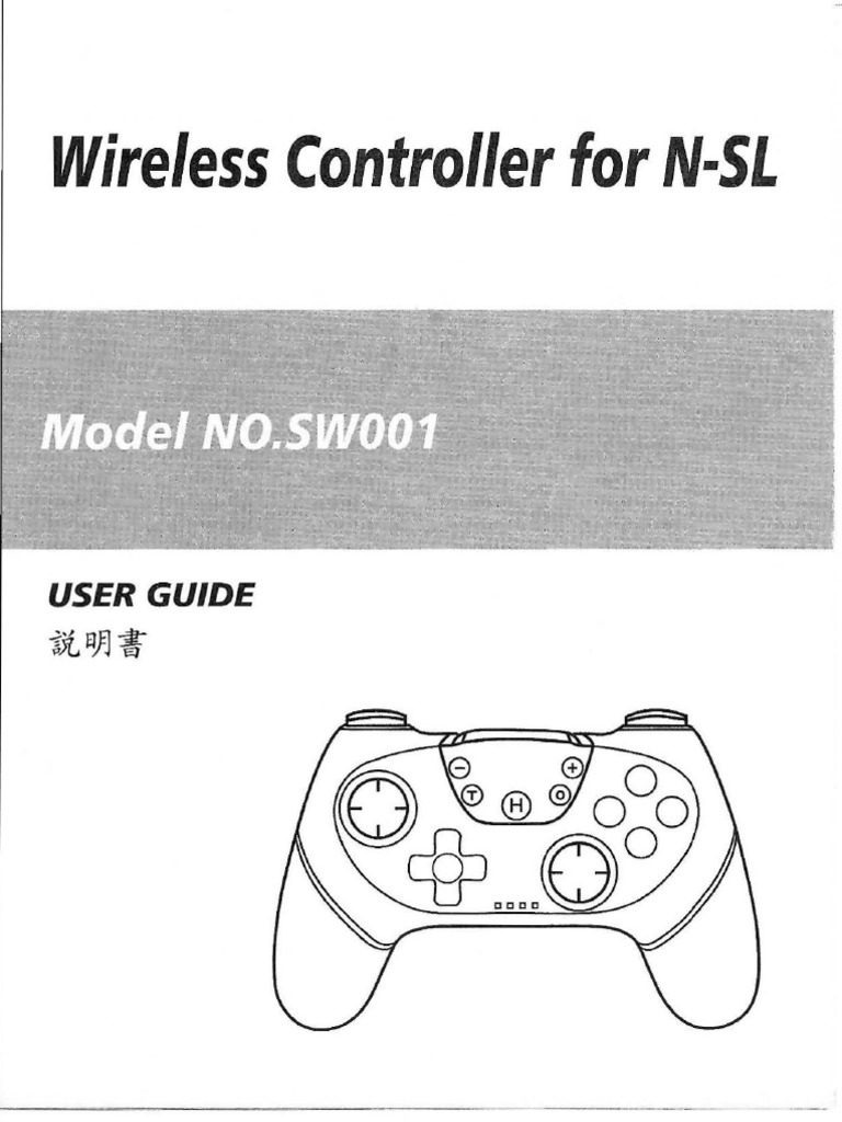Mando Nintendo Switch Model No - sw001 | PDF | Command Line Interface ...