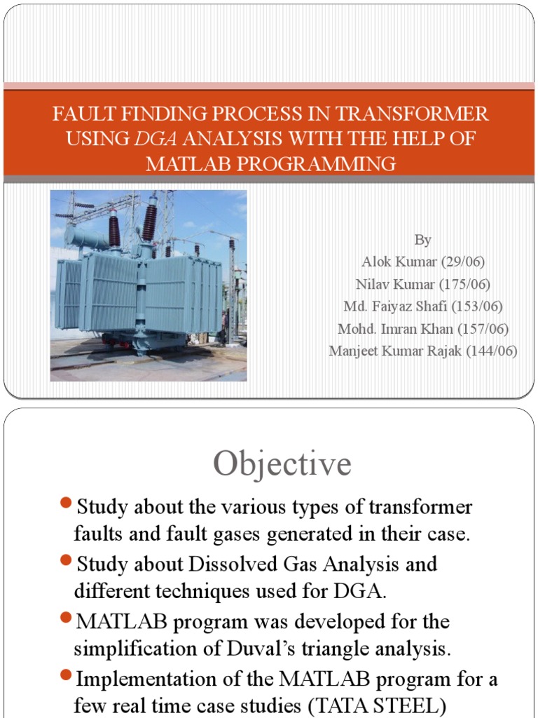 fault finding process in transformer using Dga analysis