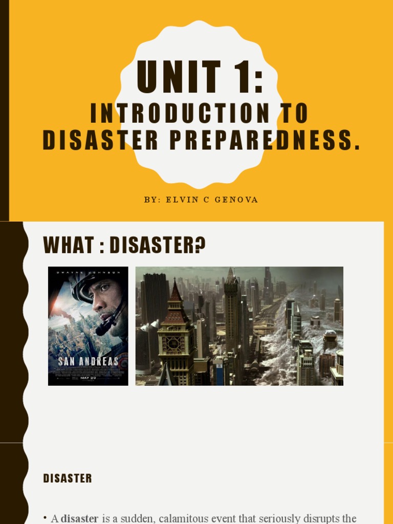 Introduction To Disaster Preparedness | PDF