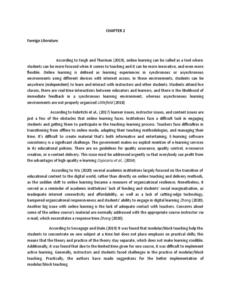 Foreign Literature | PDF | Educational Technology | Learning