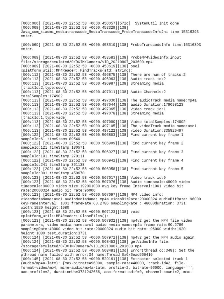 Trace | PDF | Codec | Computer File