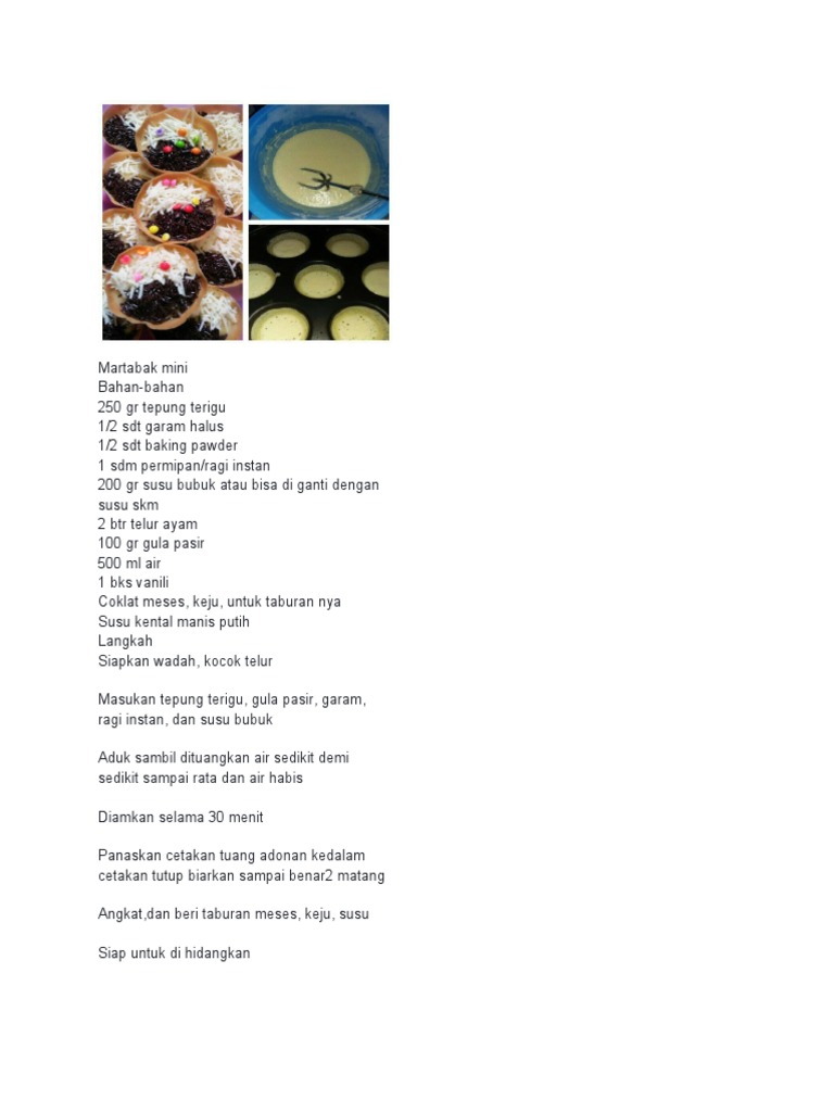 Resep Kue | PDF