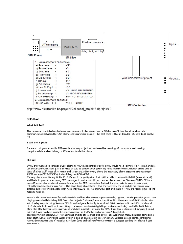 An Overview of the SMS Box!: A Device for Simplifying SMS Communication ...