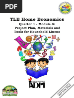 TLE G6 Q2 Module 3 | PDF | Textiles | Sewing