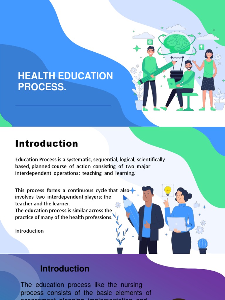 Health Education Process Overview | PDF | Learning Styles | Learning