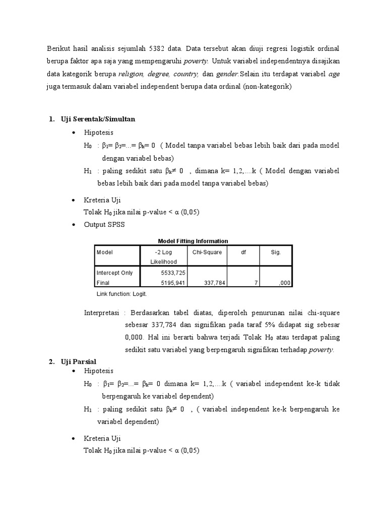 Analisis Data Kategorik 2 | PDF