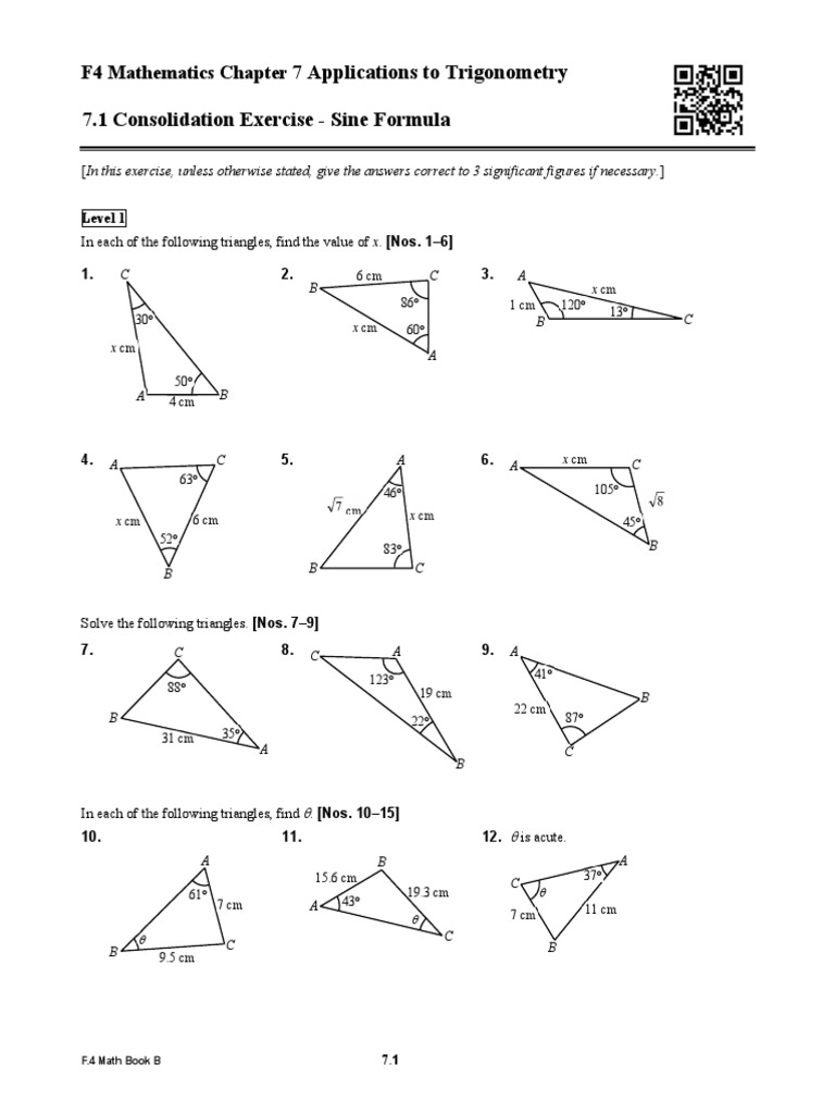 Chapter7 Ex | PDF | Area | Triangle