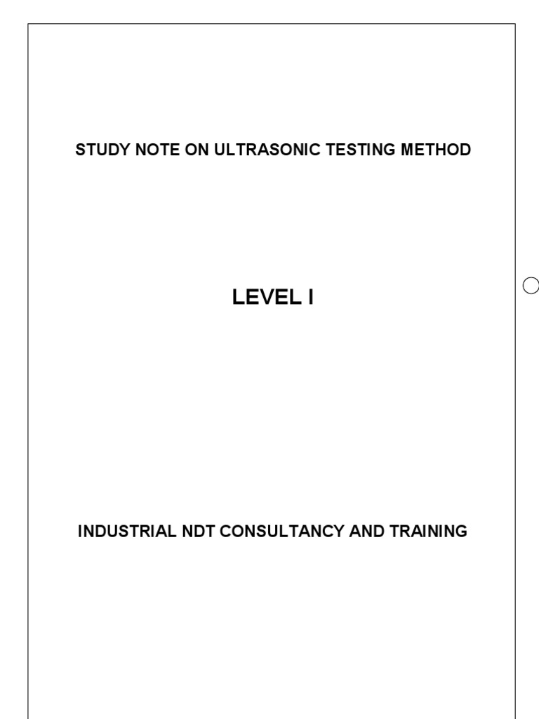 UT Normal Beam Testing Latest | PDF | Waves | Ultrasound