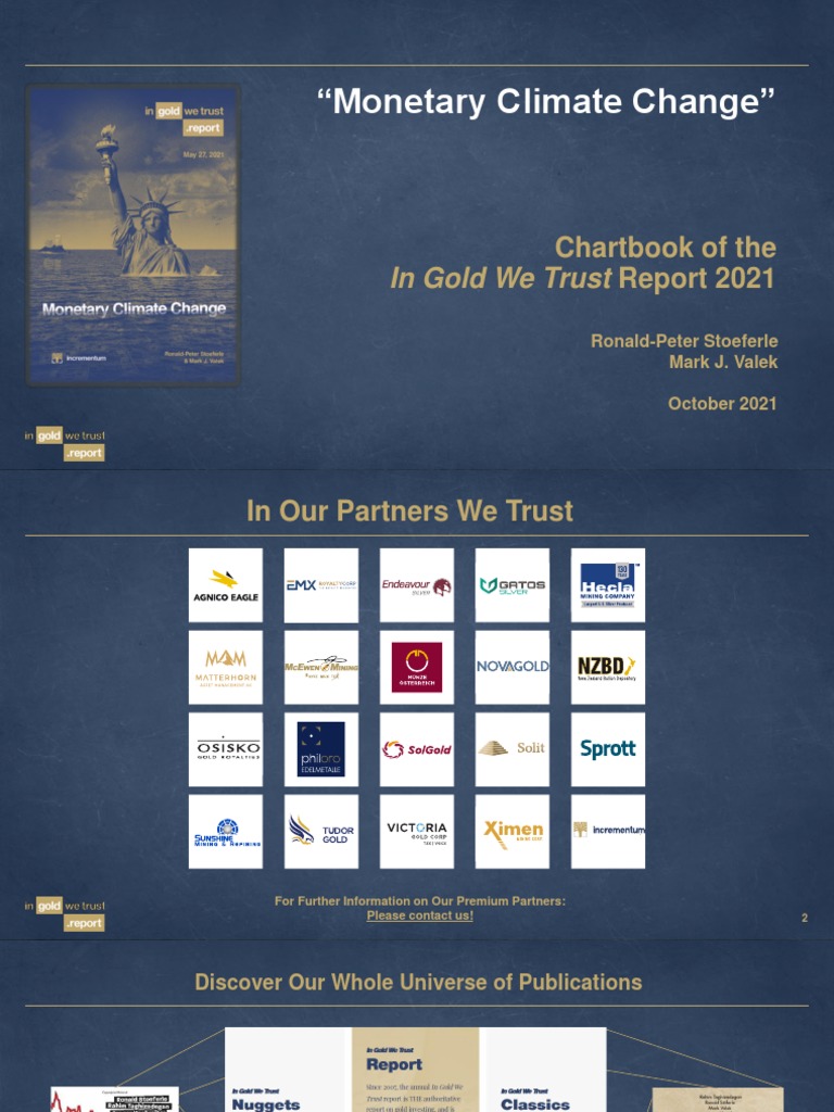 Chartbook in Gold We Trust Report 2021 | PDF | Inflation | Index ...