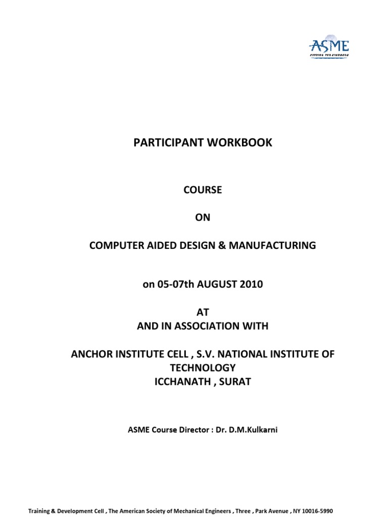 PARTICIPANT WORKBOOK Pro-E | PDF | Helix | Circle