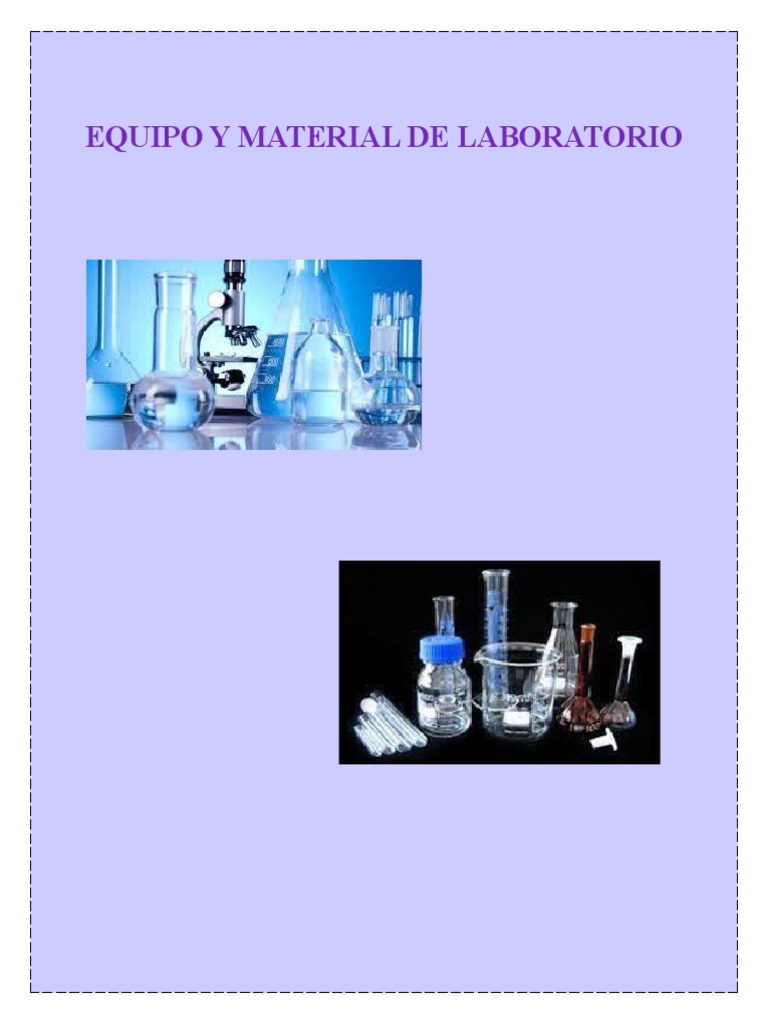 Equipo y Material de Laboratorio | PDF | Laboratorios | Laboratorio médico