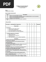 Oxygen Administration Checklist 1 | PDF | Equipment | Clinical Medicine