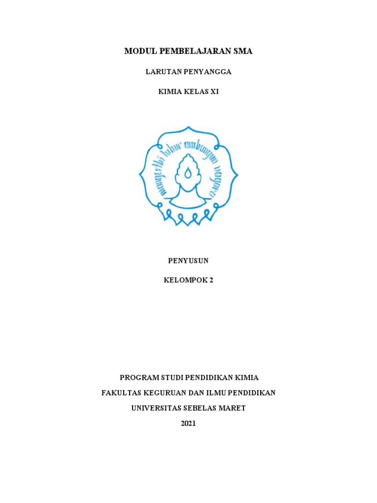Modul Larutan Penyangga | PDF