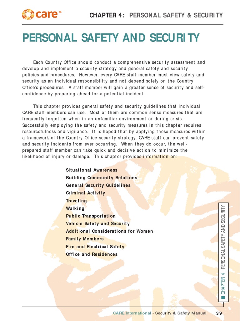 Personal Safety Manual | PDF | Human Security | Situation Awareness