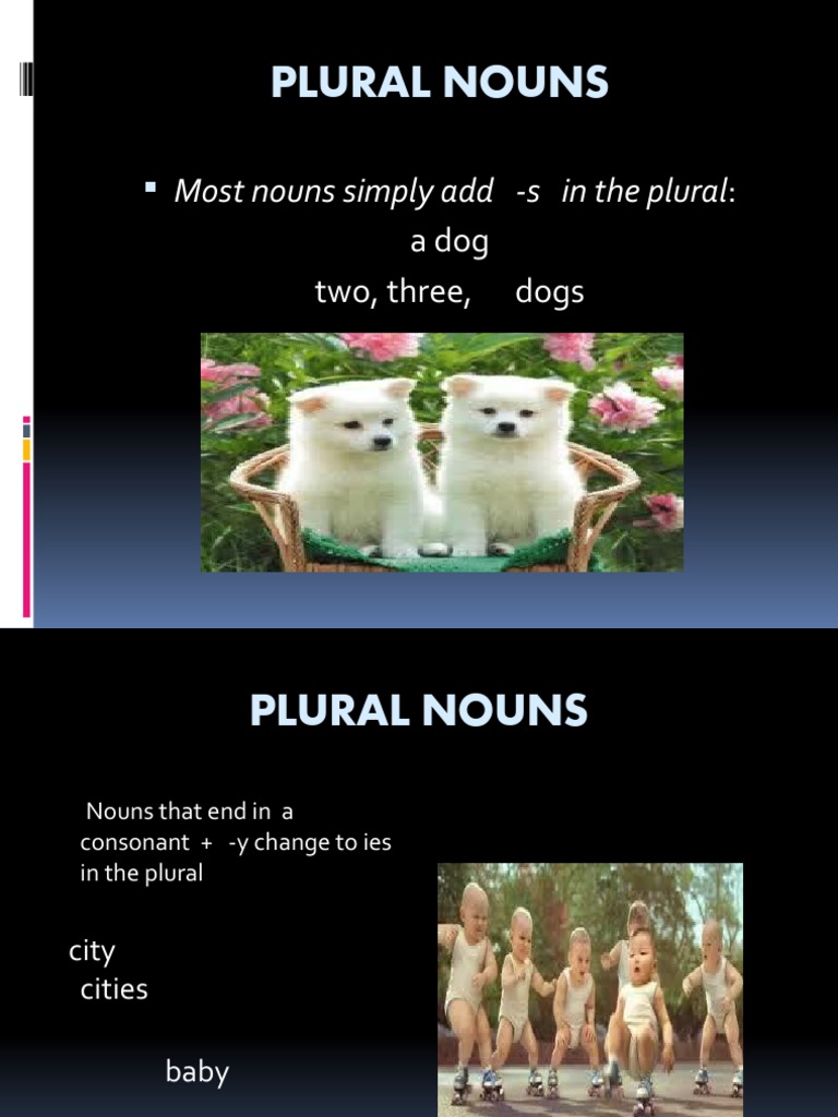 Plural Nouns: Most Nouns Simply Add - S in The Plural | PDF