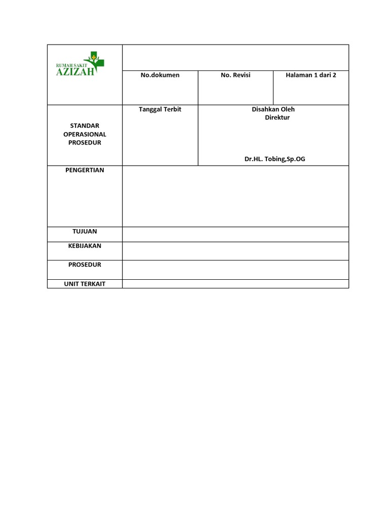 Table Sop | PDF