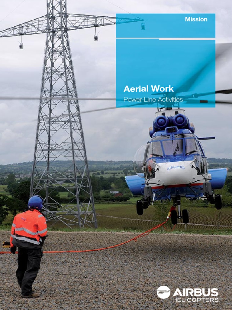 Aerial Work: Power Line Activities | PDF | Helicopter | Aviation