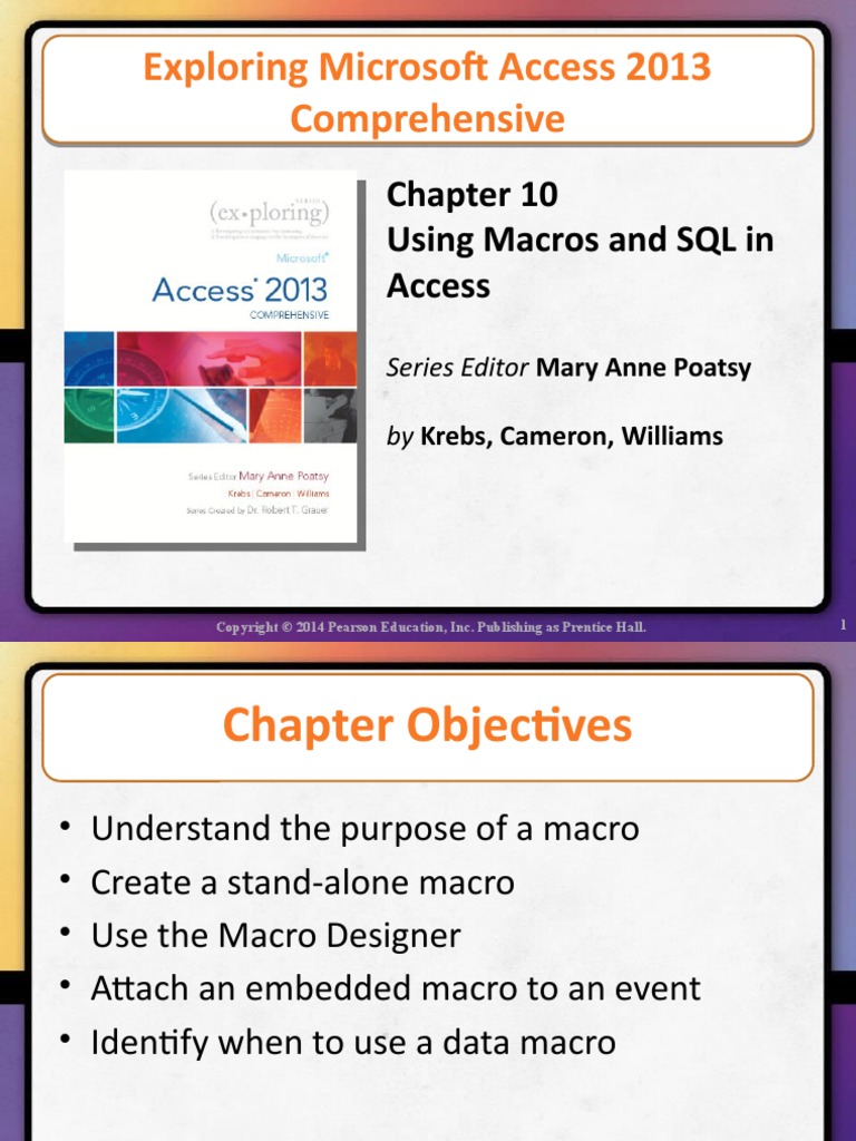 Exploring Microsoft Access 2013 Comprehensive | PDF | Sql | Databases