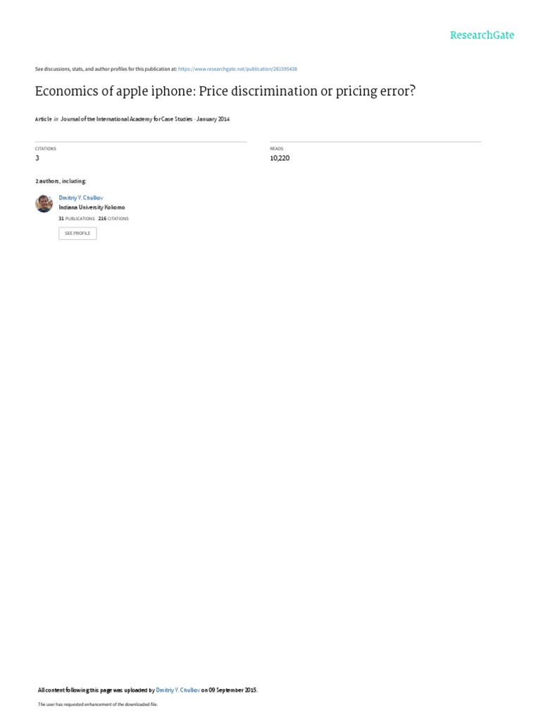 Iphone Case Study | Download Free PDF | Apple Inc. | I Phone