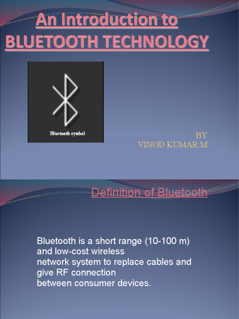 Bluetooth | PDF | Bluetooth | Service Industries