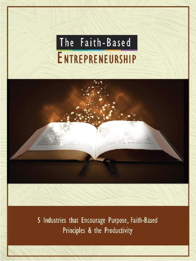 The Faith-Based Entrepreneurship | PDF | Entrepreneurship | Venture Capital