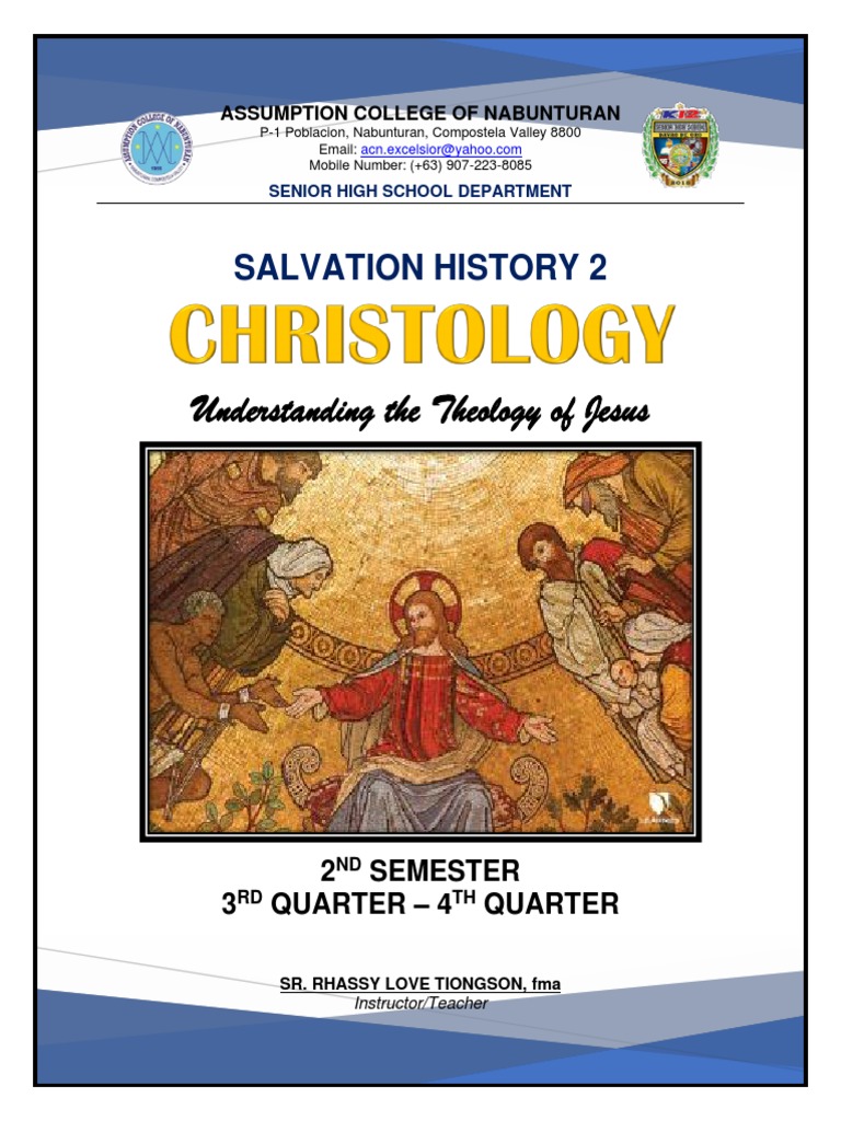 Understanding The Theology of Jesus: Salvation History 2 | PDF | Jesus ...