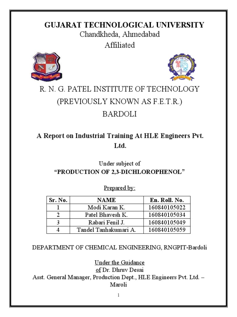 Chandkheda, Ahmedabad Affiliated: Gujarat Technological University ...