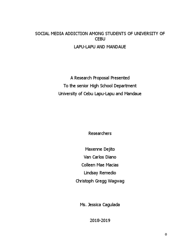 Research Social Media Addiction | PDF | Social Media | Popular Culture ...