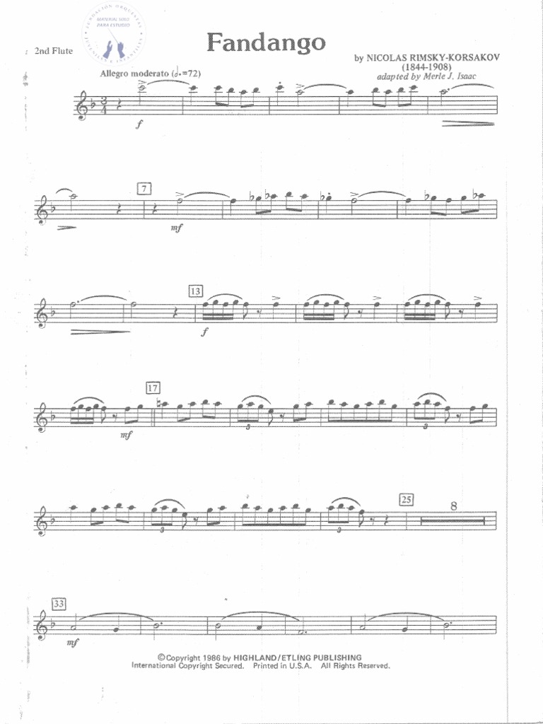 Fandango Flauta II | PDF