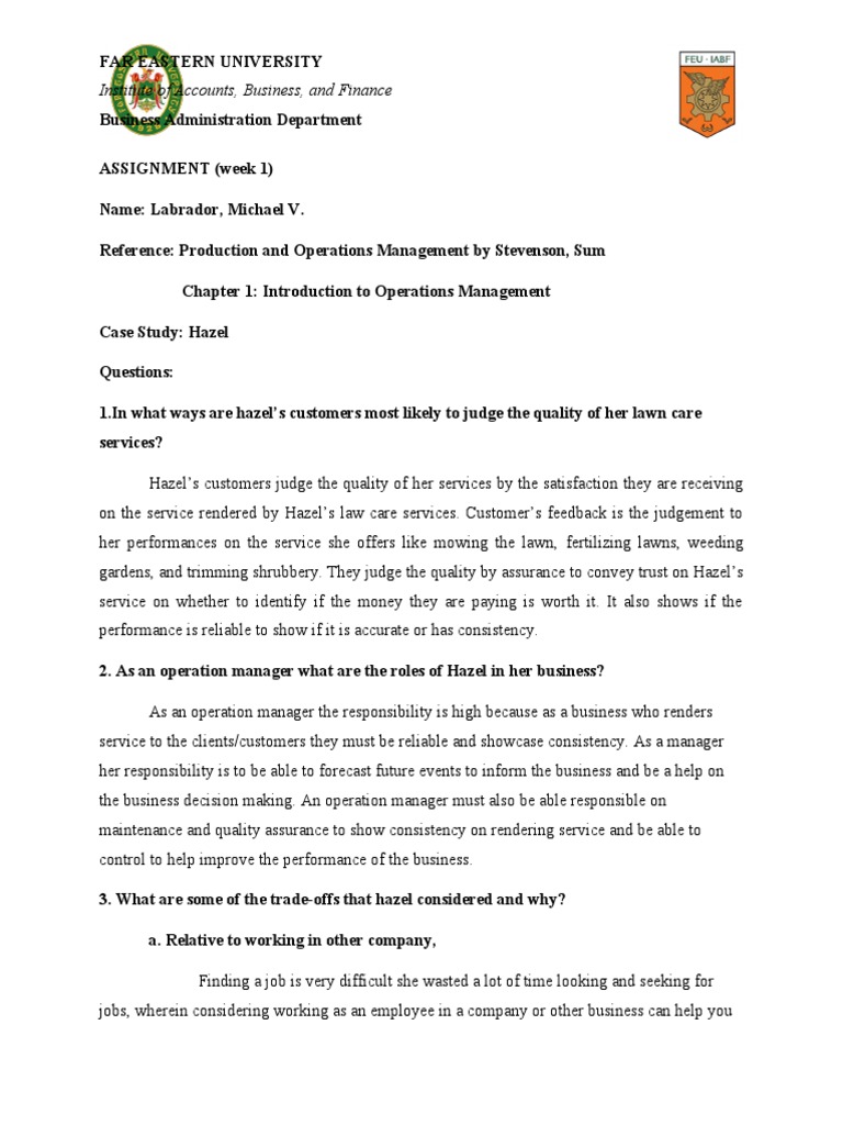 Bme1101 Sec1 Chap1 Labrador | PDF | Business | Lawn