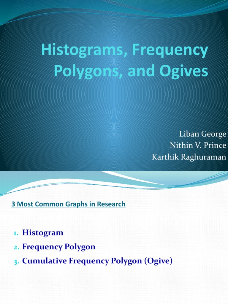 Histograms, Frequency of Polygons, and Ogives | PDF | Histogram ...