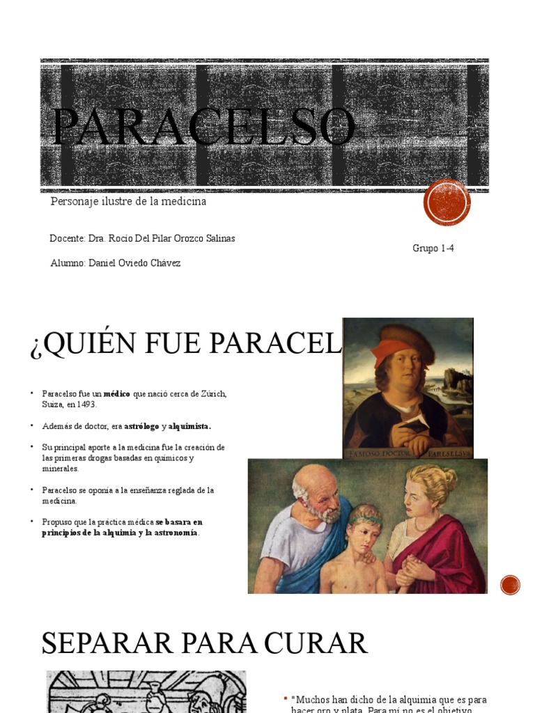 Paracelso - Daniel Oviedo | PDF